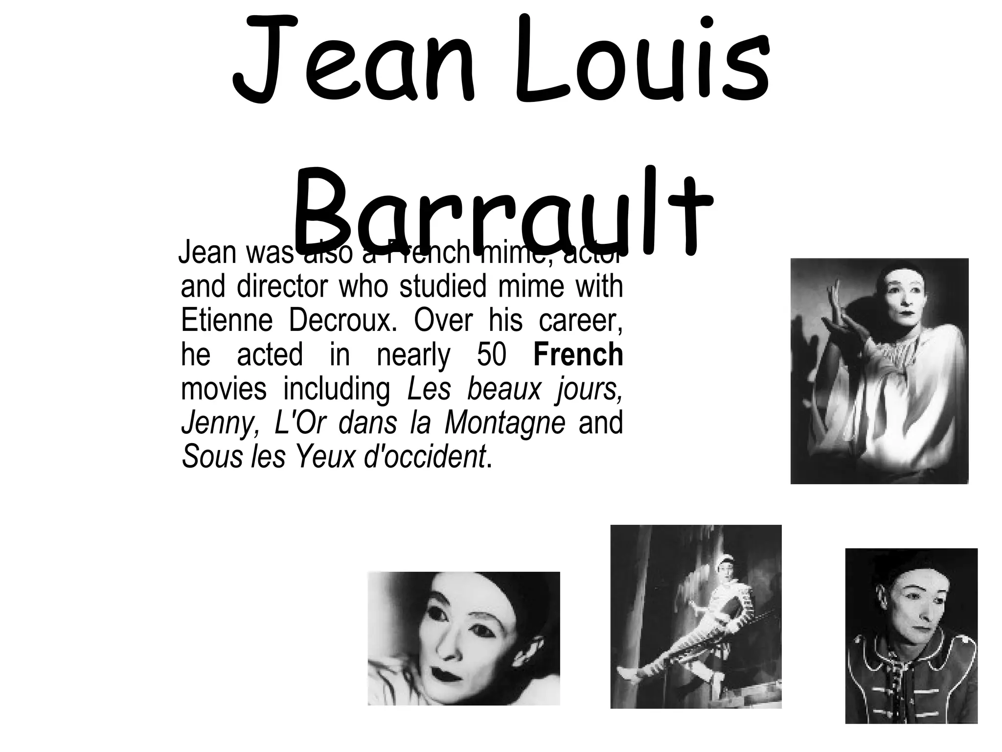 Unit 2 Performance - Mime presentation | PPT