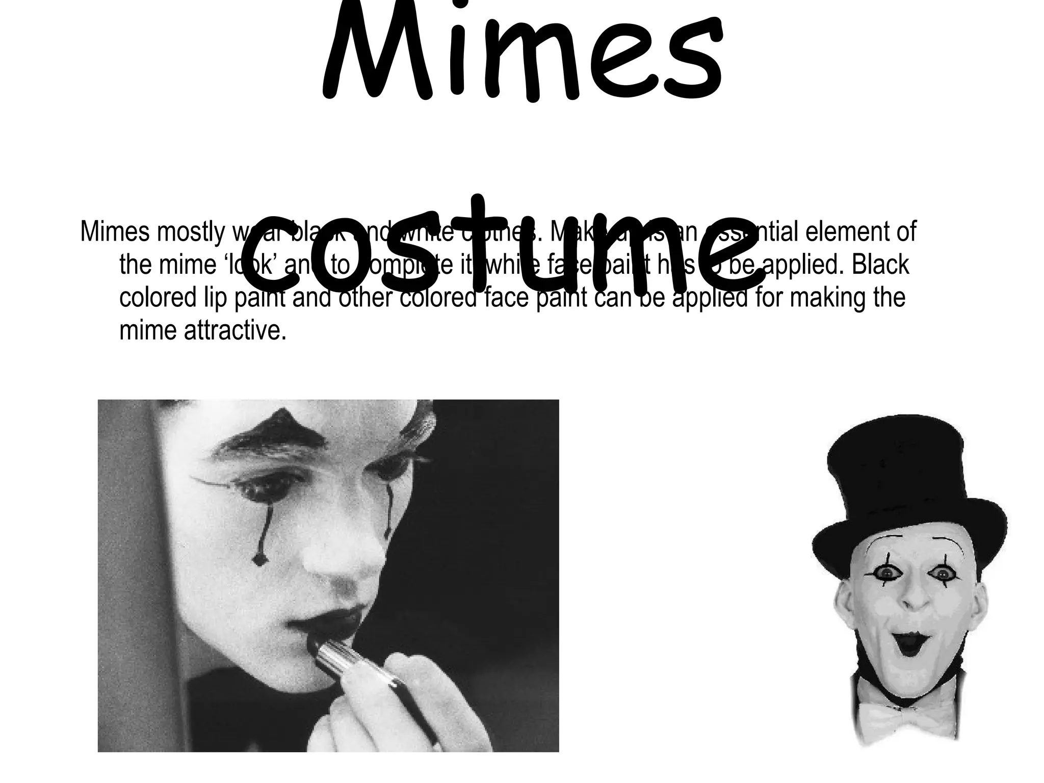 Unit 2 Performance - Mime presentation | PPT