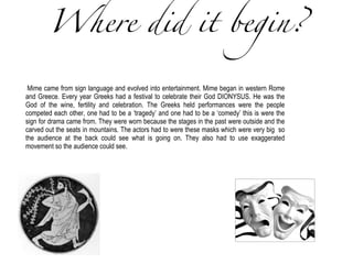 2.1 Mime presentation | PPT