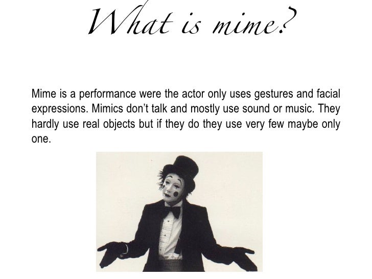 2.1 Mime presentation