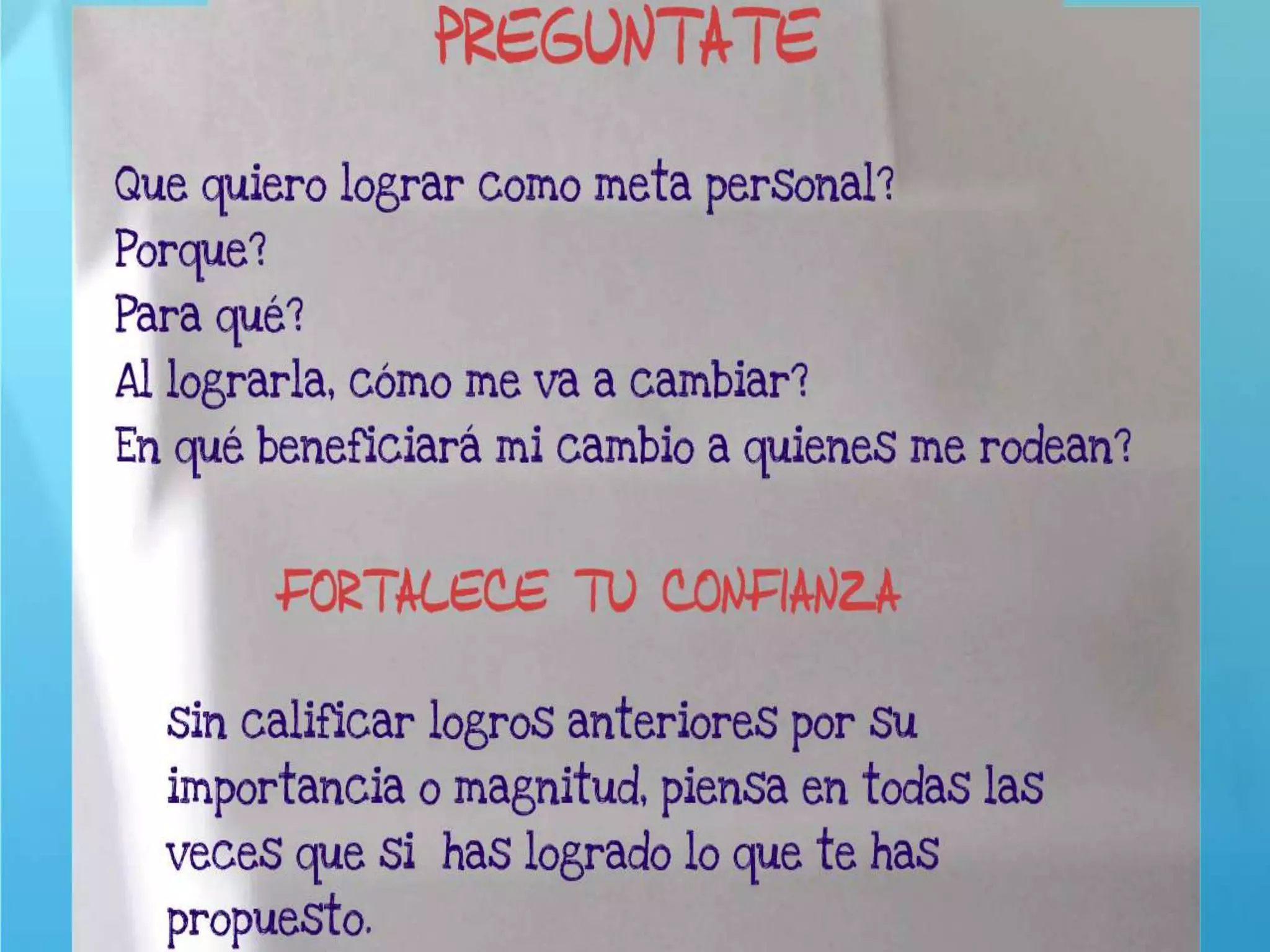 Mi meta personal | PPT