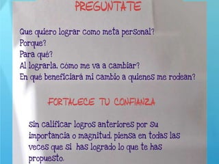 Mi meta personal | PPT