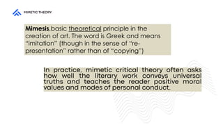MIMETIC THEORY English Presentations.ppt