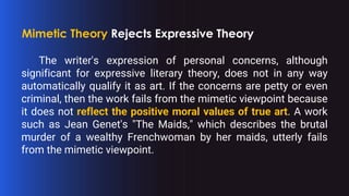 MIMETIC THEORY English Presentations.ppt