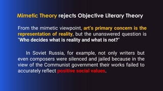 MIMETIC THEORY English Presentations.ppt