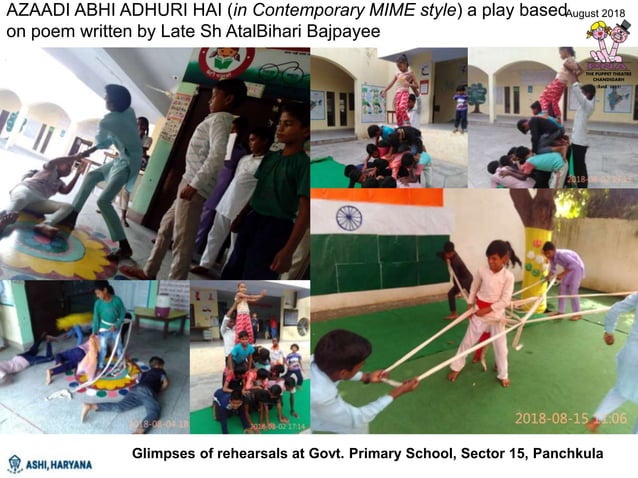 Our different projects on Mime(A Theatrical form) | PPT | Free Download