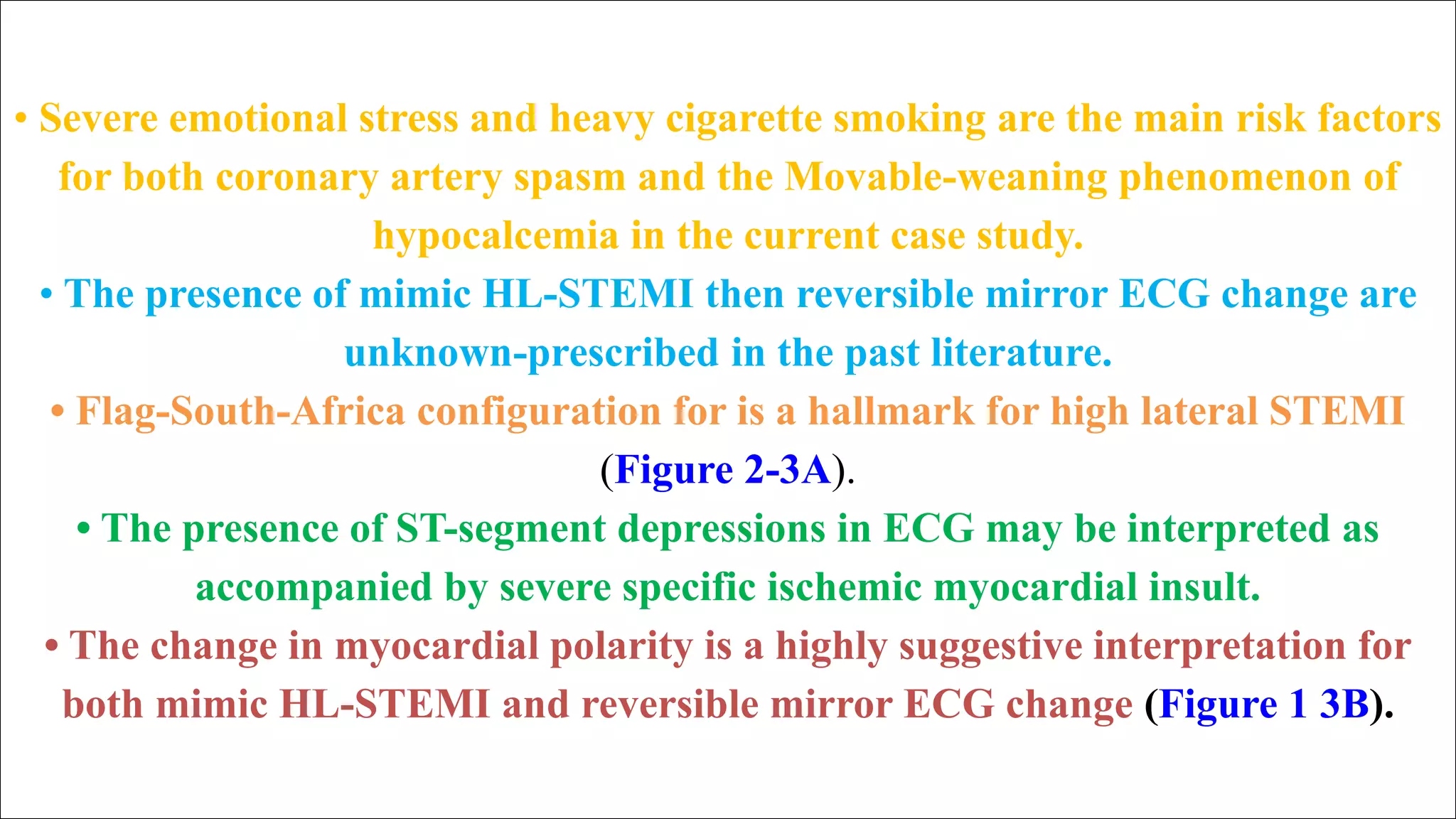 Mimic high lateral myocardial infarction in chest tetany with mirror ...