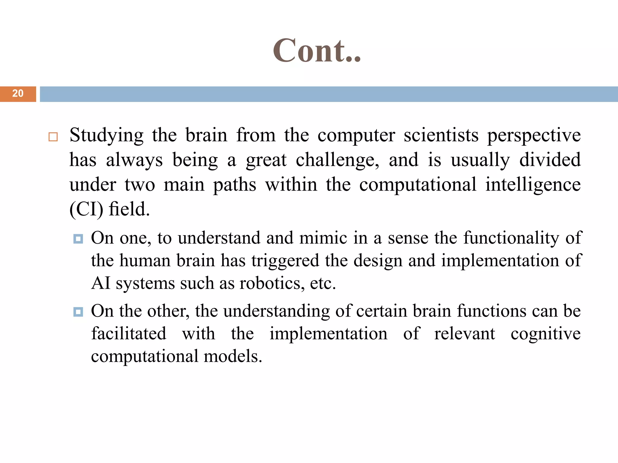 Mimicking Human Brain Process | PPTX