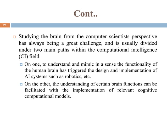 Mimicking Human Brain Process | PPTX | Artificial Intelligence ...