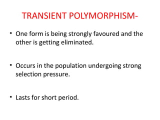 Mimicry, polymorphism and molecular phylogeny... | PPT
