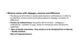 Mimicry Bhabhannnnnnnnnnnnnnnnnnnnnjjjjjjjjjjjjjj | PPTX