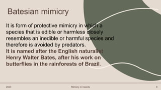 Mimicry in insects (gak).pptx