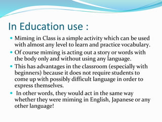 Miming ppt | PPTX