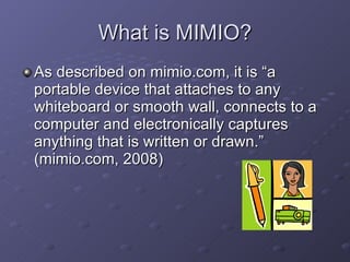 Mimio Presentation | PPT