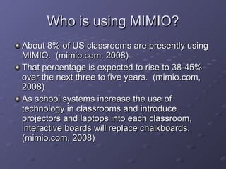 Mimio Presentation | PPT