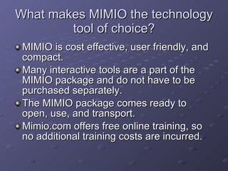 Mimio Presentation | PPT