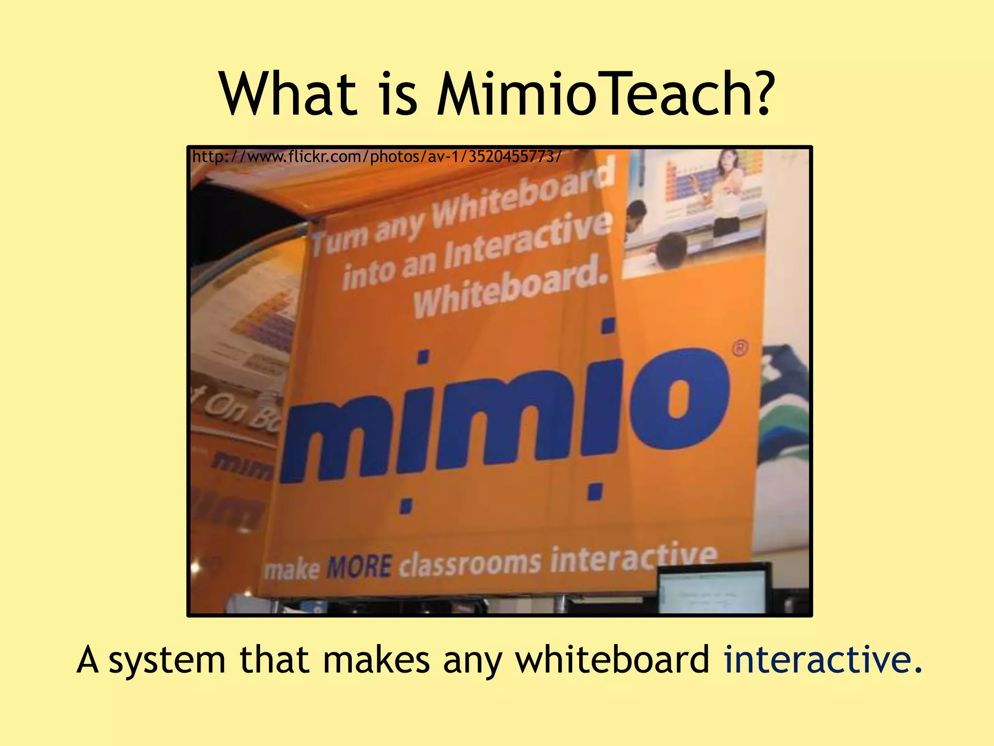 MimioTeach Presentation | PPTX