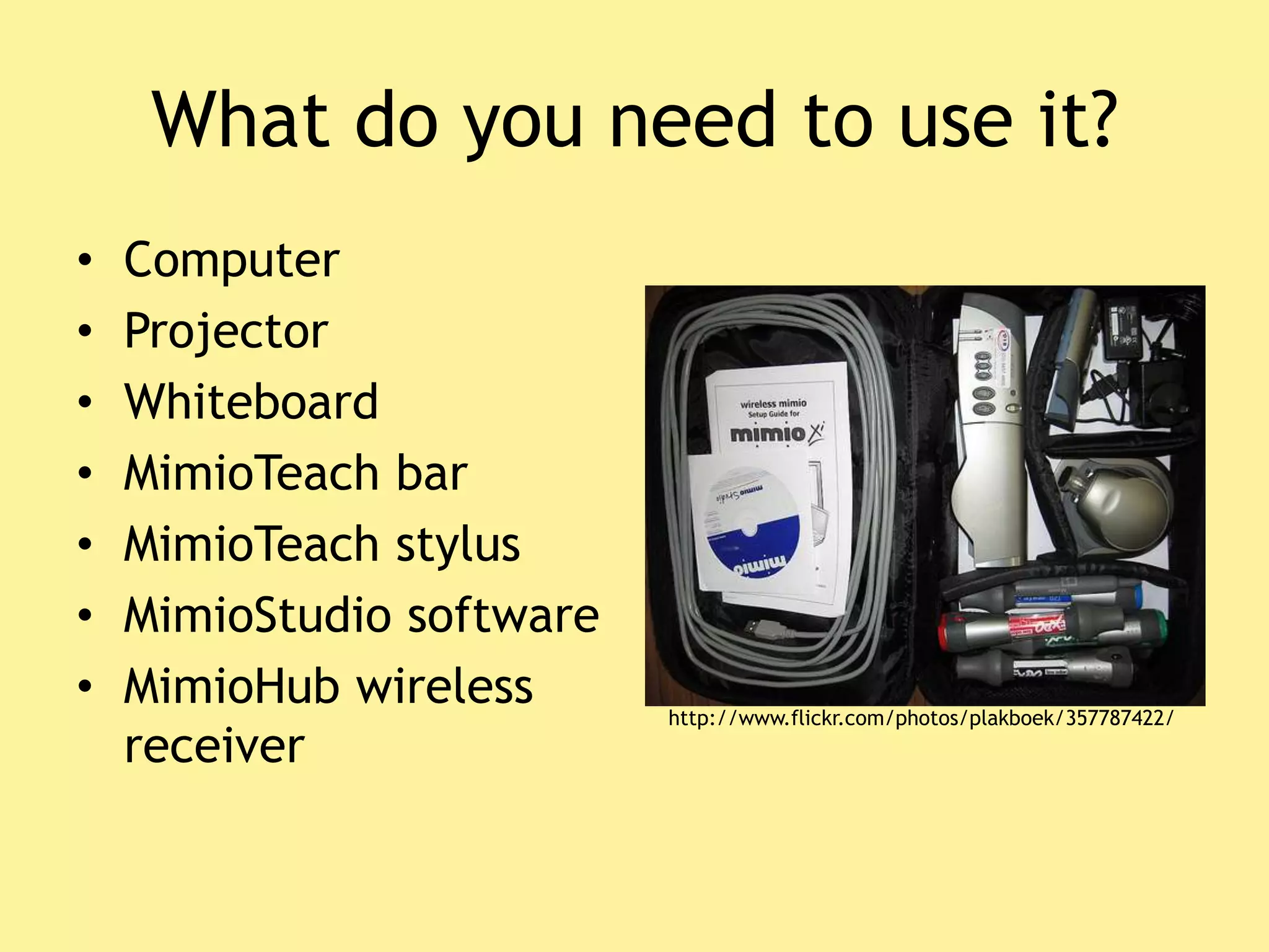 MimioTeach Presentation | PPTX