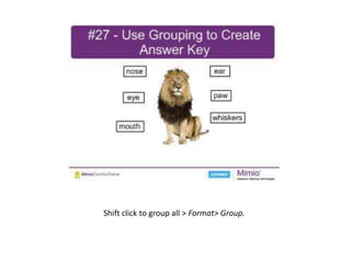 Mimio Tips & Tricks | PPT