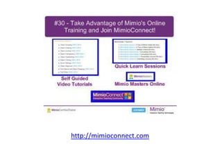 Mimio Tips & Tricks | PPT