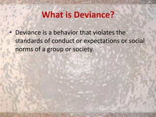 Deviance | PPTX