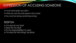 Contoh expression dalam bahasa inggris | PPT