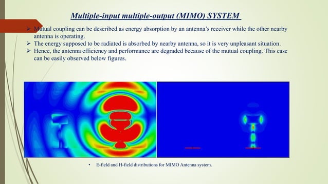 Isolation of MIMO Antenna with Electromagnetic Band Gap Structure | PPT