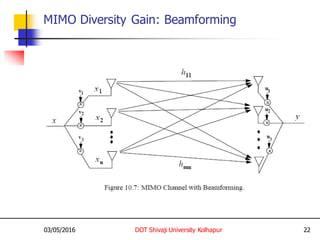 Multiple input multiple output techniques | PDF