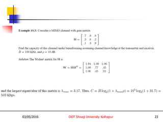Multiple input multiple output techniques | PDF