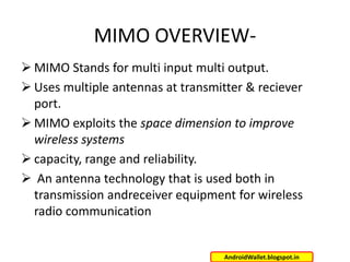 Mimo wireless system | PDF