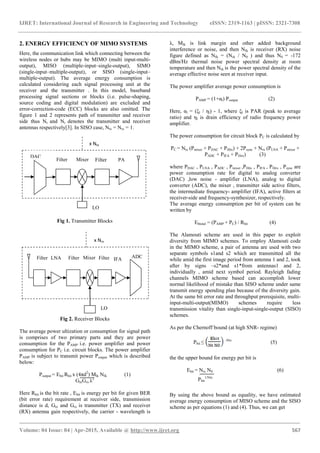 Mimo and cooperative mimo comparison in energy constrained wireless ...