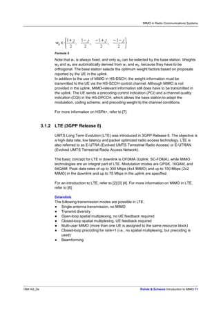 Mimo application notes | PDF