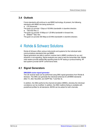 Mimo application notes | PDF