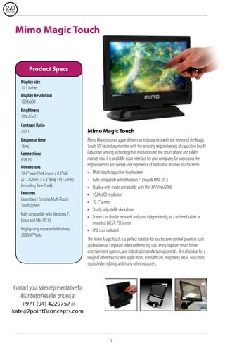 Mimo Catalogue 2015 by 2.0 concepts | PDF