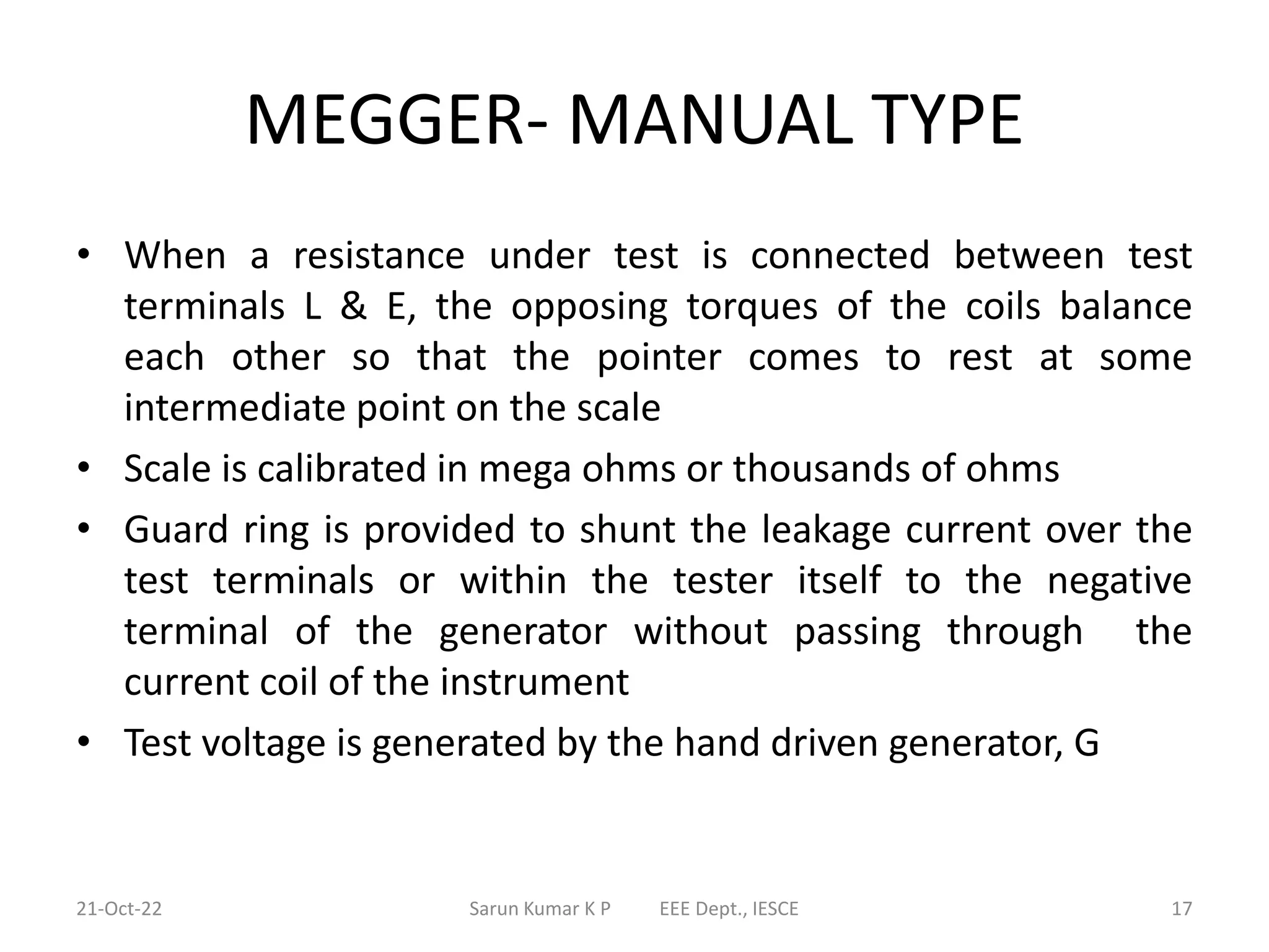 MEASUREMENT OF RESISTANCE | PDF
