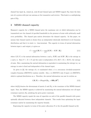 Multiuser MIMO Gaussian Channels: Capacity Region and Duality | PDF