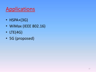 Mimo in Wireless Communication | PPTX
