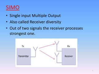 Mimo in Wireless Communication | PPTX