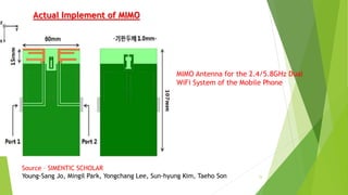 MIMO Antenna and Technology installation | PPTX
