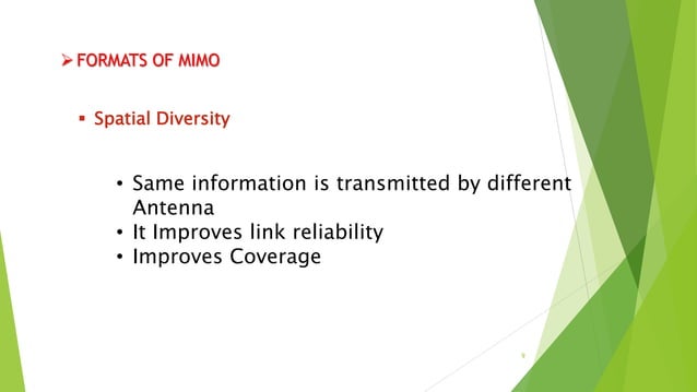 MIMO Antenna and Technology installation | PPT