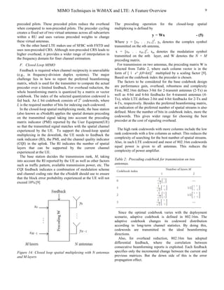 Report :- MIMO features In WiMAX and LTE: An Overview | PDF