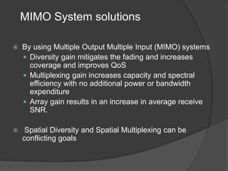 [Year 2012-13] Mimo technology | PPT