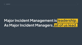 MIM Quote Book Major Incident Management | PDF