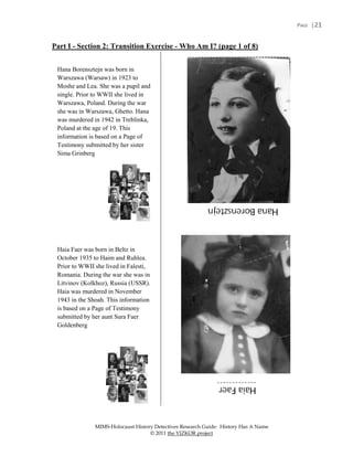 MIMS-H2D Names and Memorials | PDF