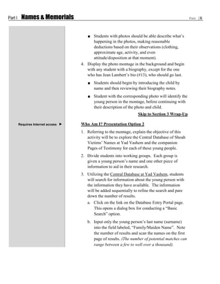 MIMS-H2D Names and Memorials | PDF