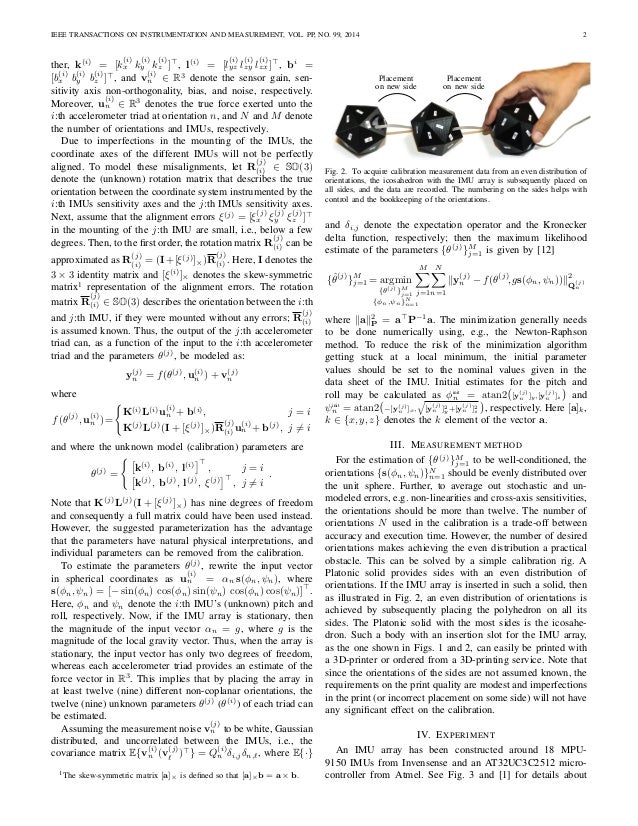 Inertial Sensor Array Calibration Made Easy
