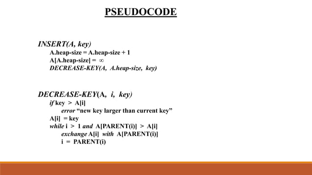 Min Priority Queue Ppt