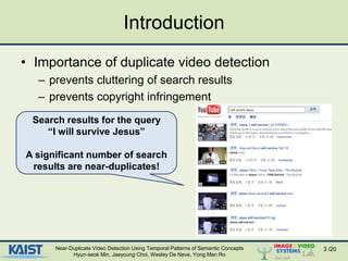 Near-Duplicate Video Detection Using Temporal Patterns of Semantic ...