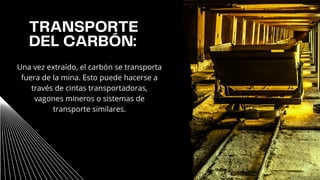 Minería de carbón, de la antracita mina subterránea . | PDF