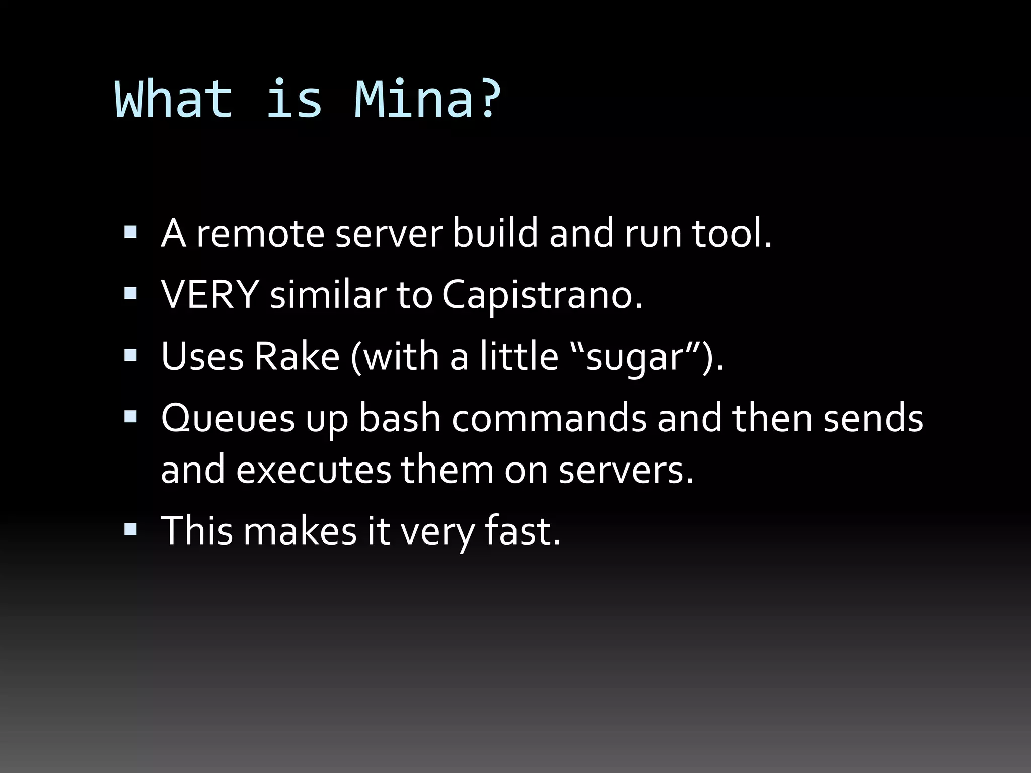 Mina deployment | PPT